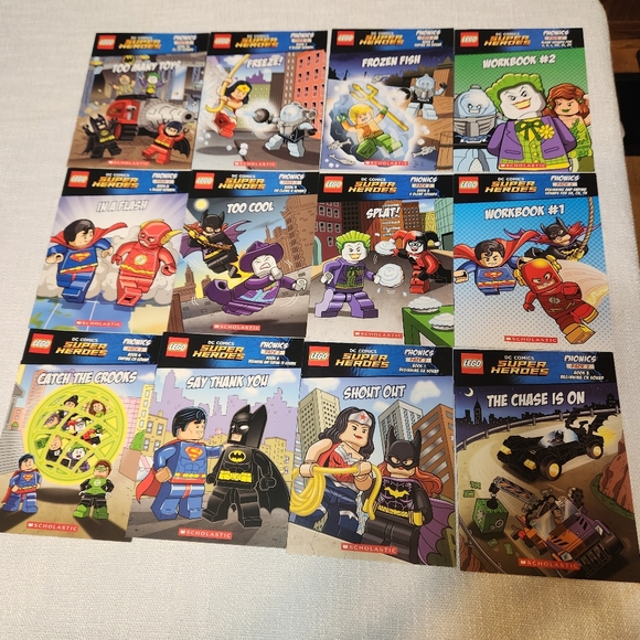 Lego | Toys | Lego Scholastic Phonics Pack 2 Lego Dc Super Heroes ...